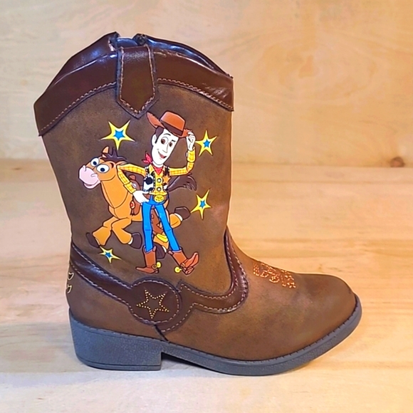 Disney | Shoes | Toy Story Disney X Pixar Brown Western Cowboy Boot ...